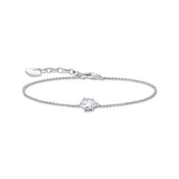 Thomas Sabo Armband mit weißem Zirkonia-Tropfen Silber