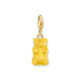 Thomas Sabo Charm-Goldbären-Anhänger in Gelb vergoldet