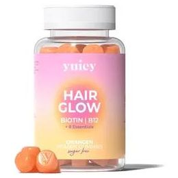 yuicy® Biotin Gummies 10mg Hair Glow Haarvitamine Für Haarwachstum 60 St