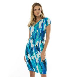 Passioni Druckkleid Kleid mit grafischen Druck mit Print