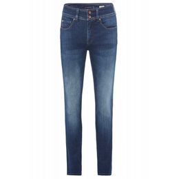 Salsa Stretch-Jeans Salsa JEANS SECRET PUSH IN SKINNY dark blue used wash 123253.8504