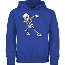 Shirtracer Hoodie Dabbing Skelett Halloween Kostüme für Kinder Jungs