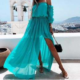 AFAZ New Trading UG Sommerkleid Sommer-Damen-Langarm Kleid