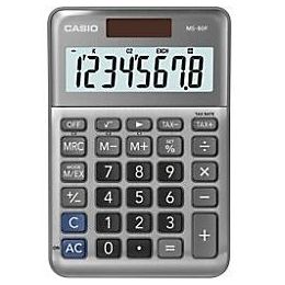 Casio Tischrechner MS-80F 8-stelliges Display Grau