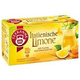 V-TAC TEEKANNE Früchtetee Tee Zitronen, Honig 20 Stück à 2.50 g