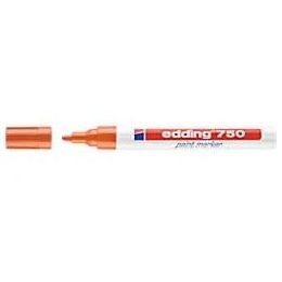 Edding 750 Permanent Lackmarker Orange Mittel Rundspitze - 4 mm