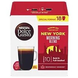 Nescafé NESCAFÉ Dolce Gusto New York Morning Kaffeekapseln Americano Kräftig und vollmundig 18 Stück à 8.3 g