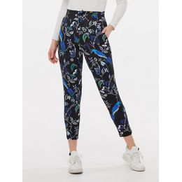 MONACO blue WEEKEND Jogger Pants Stretch-Hose figurumspielend (zwei Varianten) im Fantasiedruck