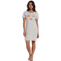 Rebelle Nachthemd Damen Schlafanzug (1-tlg) Super süß