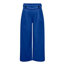 Jacqueline de Yong Stoffhose Hose Wide Fit Ankle Pants Flare Culotte Cropped Pants (1-tlg) 2658 in Blau