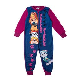 United Labels® Jumpsuit Paw Patrol Jumpsuit Mädchen Overall Pyjama Schlafanzug Pink/Blau