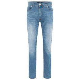 Pierre Cardin 5-Pocket-Jeans Pierre Cardin LYON TAPERED ocean blue used whisker 34510 8020.6835 -