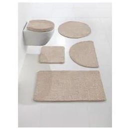 Badematte Heine HOME Badematten Gr. rechteckig (70cm x 120cm),, beige