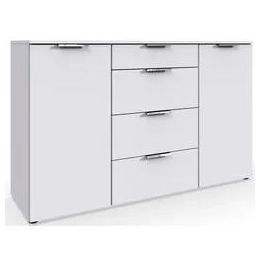 Kombikommode wimex "Level by fresh to go" Sideboards Gr. B/H/T: 135 cm x 84 cm x 41 cm, 4 St., weiß 2-türig, mit 4 Schubladen und soft-close Funktion, 135cm breit