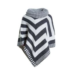 BEZLIT Strickcape Mädchen Poncho mit Schalkragen 20193 (1-tlg) Rollkragen Poncho