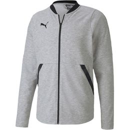 Puma Funktionsjacke teamFINAL 21 Casuals Jacke LIGHT GRAY HEATHER