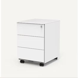FlexiSpot Büro-Rollcontainer mit Schublade unter Schreibtisch RC2 Farbe:Weiß