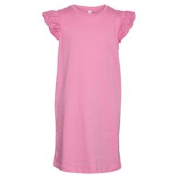 Vero Moda GIRL - Jersey-Kleid VMEMILY in pink cosmos, Gr.122