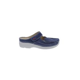 Wolky Roll-Slipper, Clog, Jeans suede