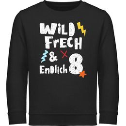 Shirtracer Sweatshirt Wild frech und endlich 8