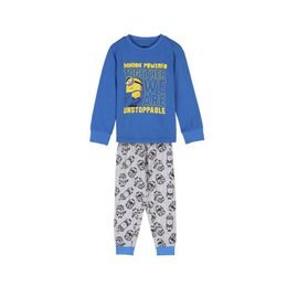 Minions Schlafanzug Kinder Jungen Pyjama Schlaf-set (2 tlg)