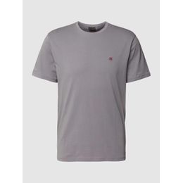 Napapijri T-Shirt mit Label-Stitching Modell 'SALIS'
