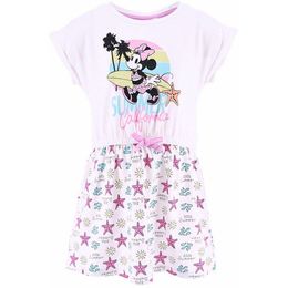 Disney Minnie Mouse Sommerkleid Minnie Maus Mädchen Jerseykleid Gr. 98-128cm