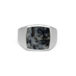 Sprezzi Fashion Siegelring Herren Silber Ring Siegelring Fingerring aus 925er Silber (inkl. Geschenkbox und Poliertuch geliefert)