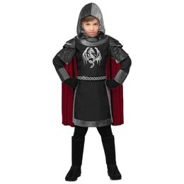 Widdmann Kostüm Schwarzer Ritter Kostüm für Kinder