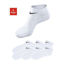 Nike Sneakersocken (6-Paar) mit Mittelfußgummi, weiß
