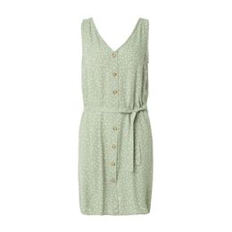 Véro Moda VERO MODA Kleid 'BUMPY' Damen Größe 34 pastellgrün / weiß Winterkleid