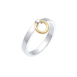 Elli Ring Damen Gr&ouml;&szlig;e 54 gold / silber