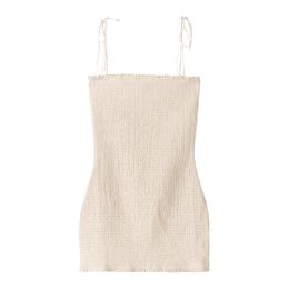 Bershka Kleid Damen Größe 36 sand