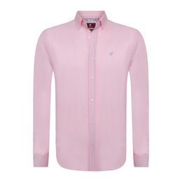 Williot Hemd Herren Größe M grau / pink / weiß