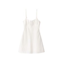 Bershka Kleid Damen Größe 38 offwhite