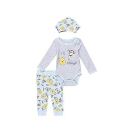 Disney Winnie Puuh Langarmbody Winnie Pooh Set Babybody Hose Tuch