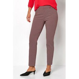 Relaxed by Toni Stretch-Hose Alice mit grafischem Muster