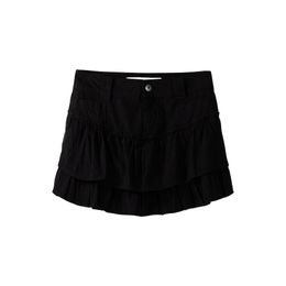 Bershka Skirt female Black size L