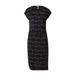 Ragwear Kleid 'LILITHE' Damen Größe 34 taubenblau / schwarz Winterkleid