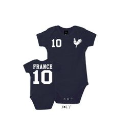 Blondie & Brownie Blondie & Brownie Strampler Kinder Baby Frankreich France Sport Trikot Fußball Weltmeister EM