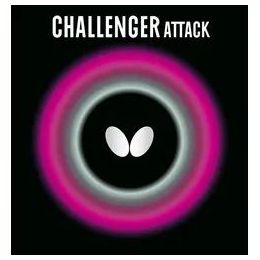 Tischtennis Belag Butterfly Challenger Attack Rot, 1,9 mm - Rot
