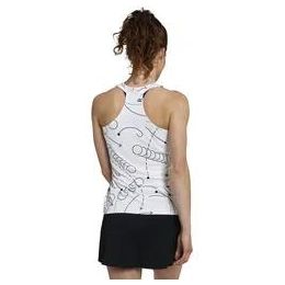 Damen Tank-Top Adidas Club Graphic Tank White S - Weiß - S