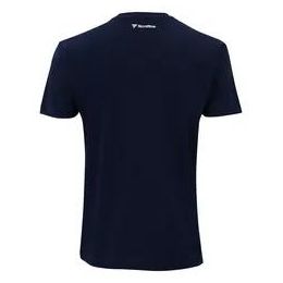Herren T-Shirt Tecnifibre Club Cotton Tee Marine M - Blau - M