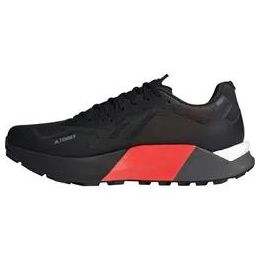Herren Laufschuhe Adidas Terrex Agravic Ultra Trail Running Core Black - Schwarz - UK 11