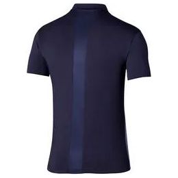 Herren T-Shirt Mizuno Release Shadow Polo Evening Blue S - Blau - S