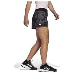 Damen Rock Adidas Club Tennis Graphic Skirt Grey M - grau - M
