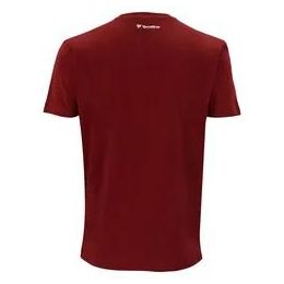 Herren T-Shirt Tecnifibre Club Cotton Tee Cardinal M - Rot - M