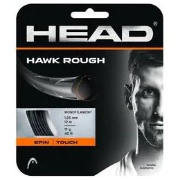 Tennissaite Head Hawk Rough (12 m) 1,30 mm - Schwarz - 1,30 mm