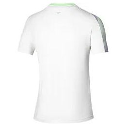 Herren T-Shirt Mizuno Release Shadow Tee White S - Weiß - S