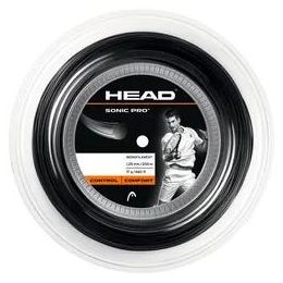 Tennissaite Head Sonic Pro Black (200 m) 1,25 mm - Schwarz - 1,25 mm